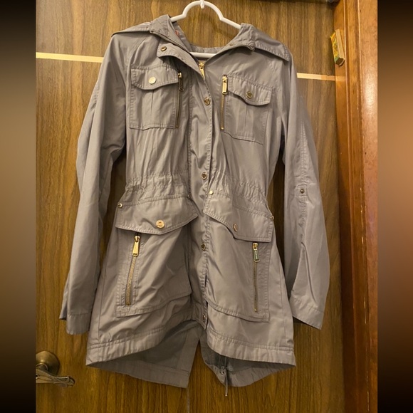 Michael Kors | Jackets & Coats | Michael Kors Grey Rain Coat | Poshmark